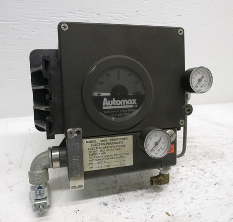 Automax H40137 H-4000 Positioner Worcester Ser 39 Pneumatic Actuator 10 ...