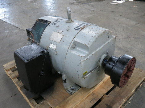 GE 50 HP DC Motor 5CD405E527 500V 1750/2250 RPM SVSP 500 VDC Kinamatic ...