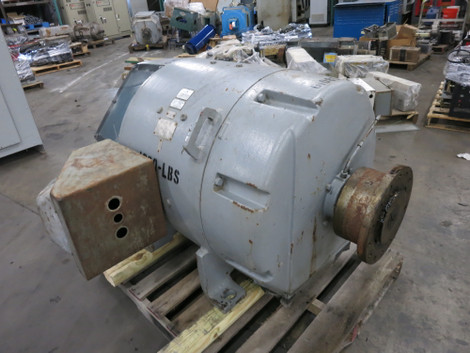 GE 250 HP DC Motor 500V 1150/1700 RPM SPSV 408A 500 VDC Kinamatic SP-SV ...