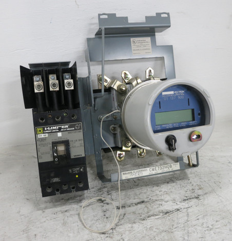 Square D CME732HQB 200A Watthour Meter Vectron SV4SD 200 Amp KIL36200 ...