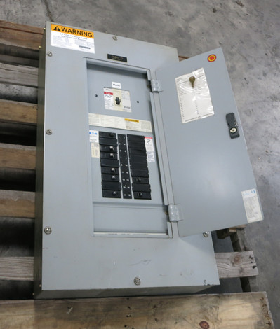 Eaton 150A 240V PRL-1a Main Breaker Panel Board 3PH 4W 150 Amp Pow-R ...