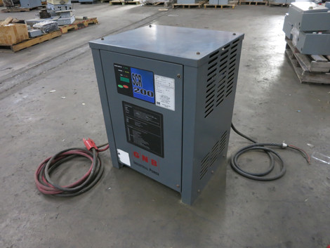 Exide SCR 200 GNR Battery Charger 208/240/480V 1PH - 24 VDC 12 Cell 865 ...