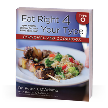 Personalized Cookbook for Blood Type O | Eat Right For Your Type