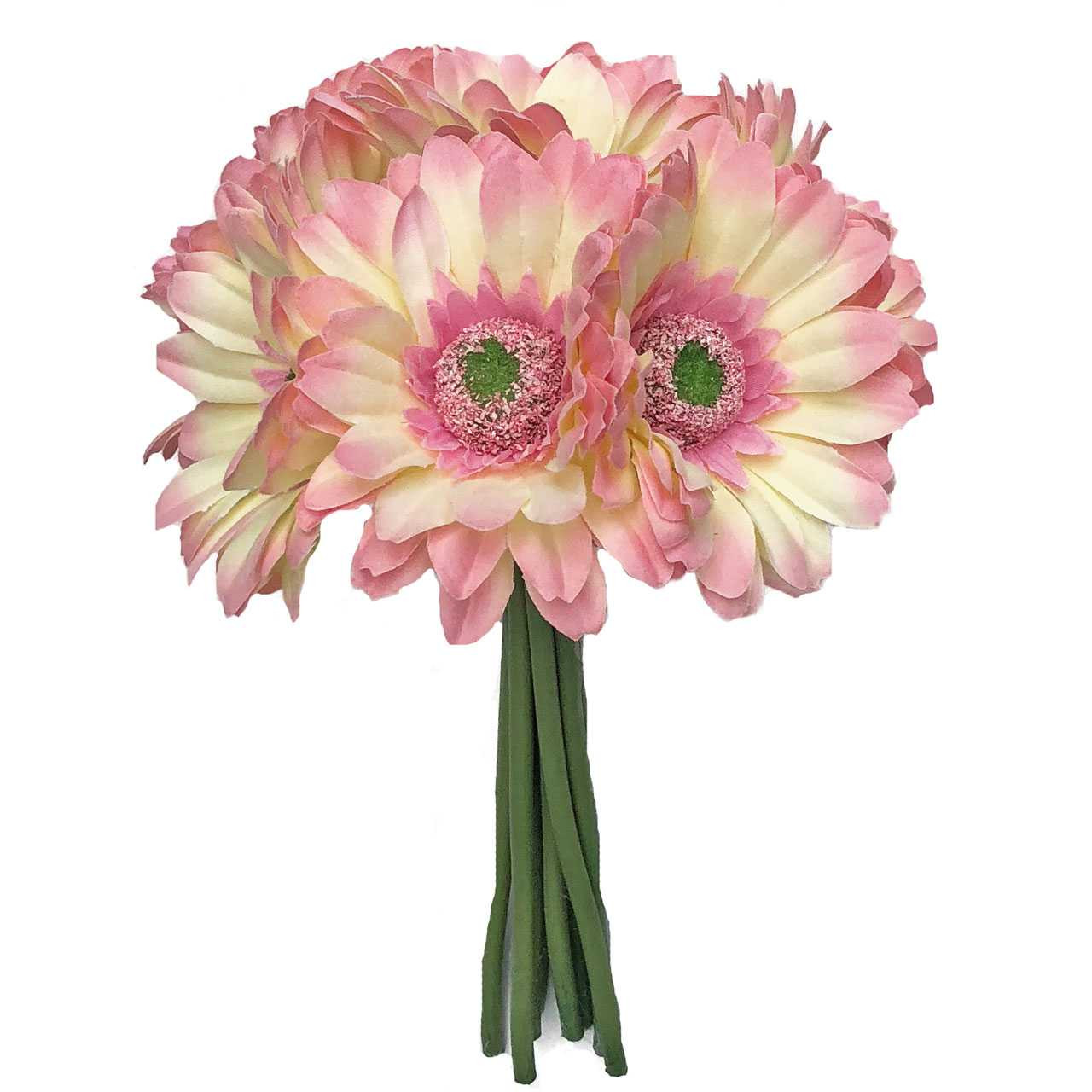 Pink Gerbera Daisy Centerpieces Blush Pink Ivory Daisy Bridal Bouquet