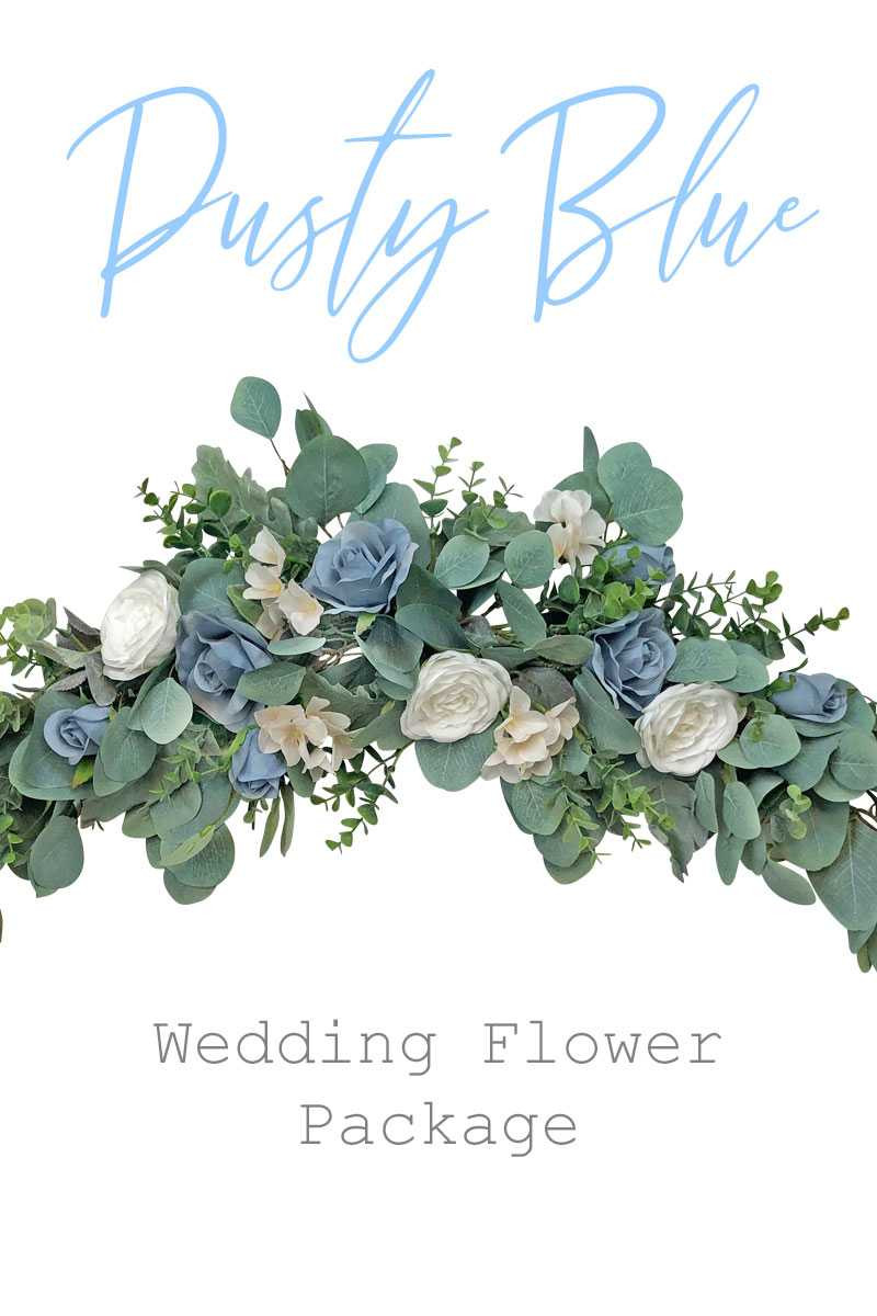 DUSTY BLUE Collection | Wedding Flower Package