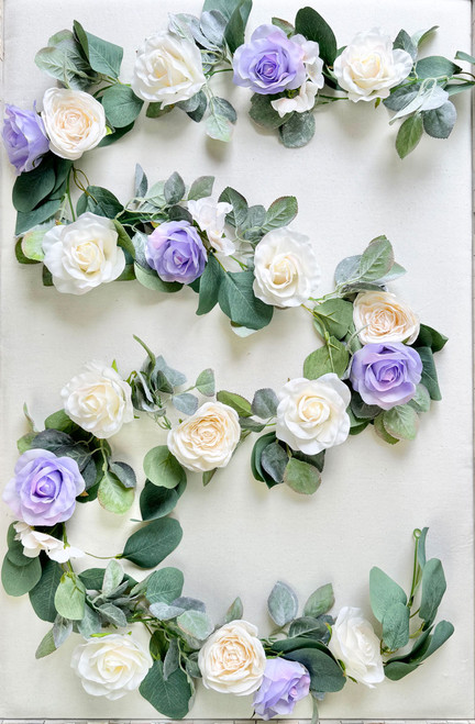 Dusty Plum Wedding Flower Garland | TheBridesBouquet