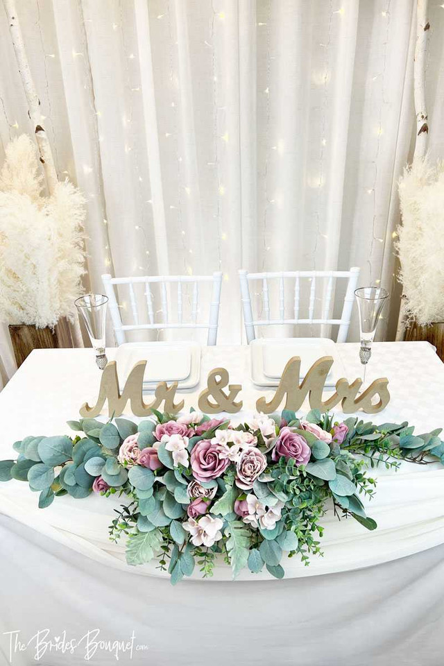 AUTUMN Wedding Sweetheart Table Arrangement