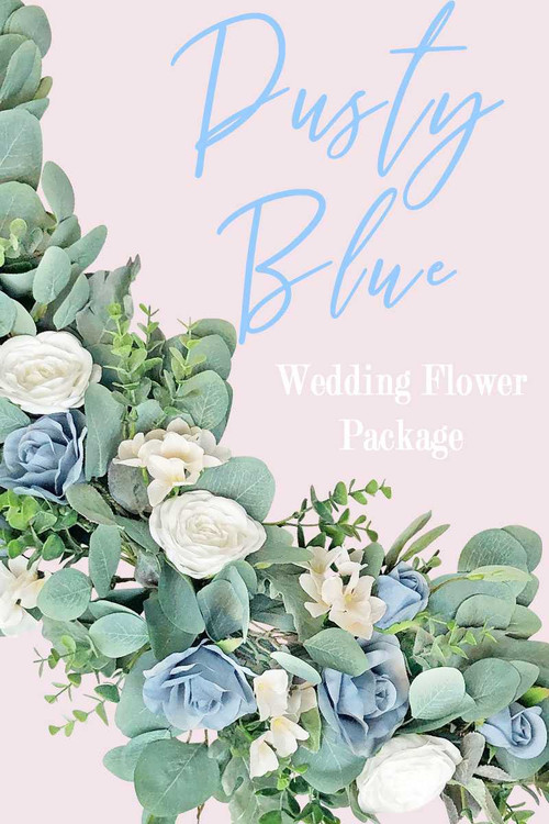 DUSTY BLUE Collection | Wedding Flower Package