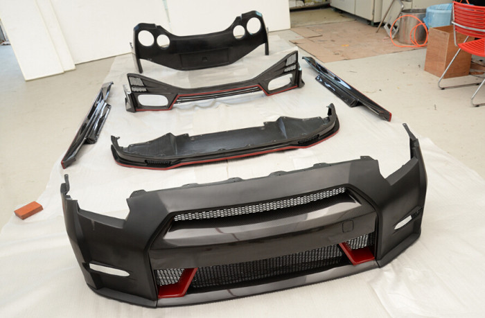 Nissan Skyline R35 GTR Nismo Style Body Kit Carbon Fibre - Meduza ...