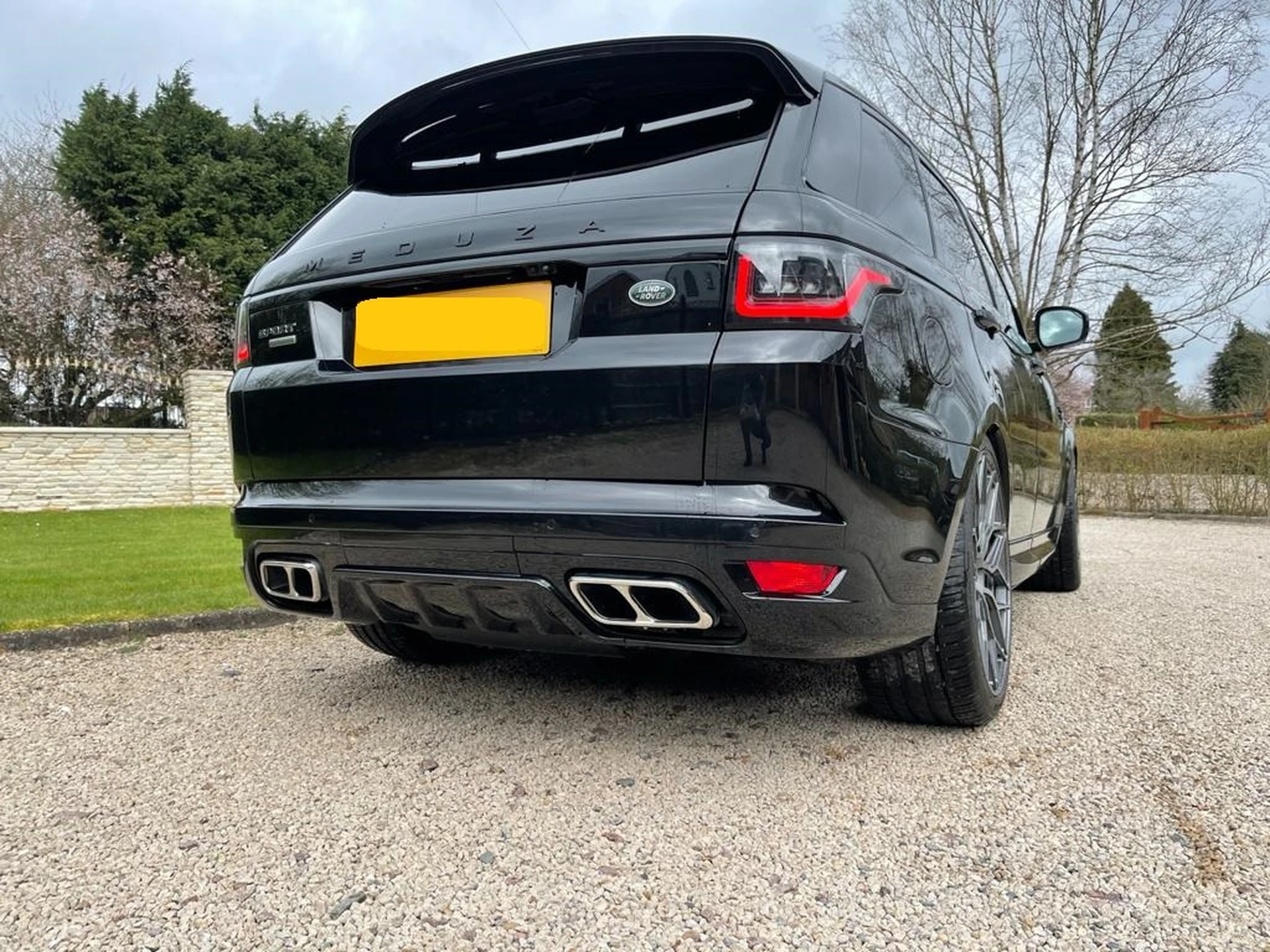 Range Rover Sport SVR Style Rear Bumper 2021 to fit models 2013-2021 ...