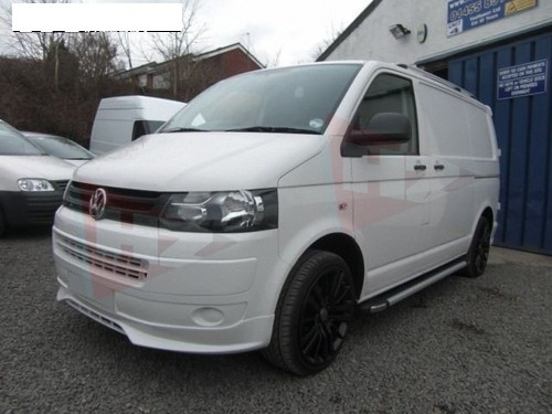 VW Transporter T5 2010 + Facelift front bumper Lip - Meduza Design Ltd
