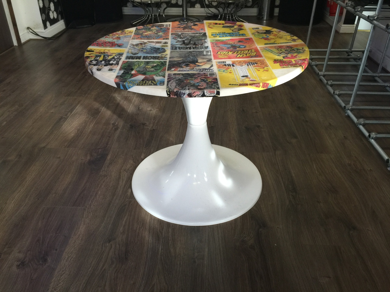 DC Marble Style Comic Book Table - Meduza Design Ltd