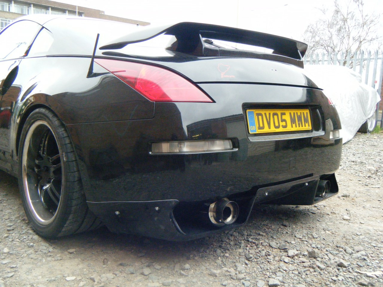 Nissan 350Z Z33 Meduza rear Diffuser Body Kit - Meduza Design Ltd