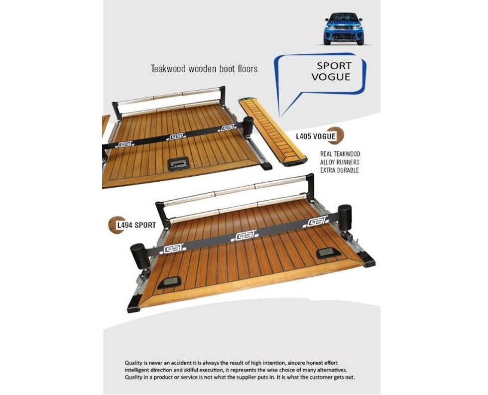 Teakwood Wooden Boot Floor Range Rover Sport 2013 onwards - Meduza ...