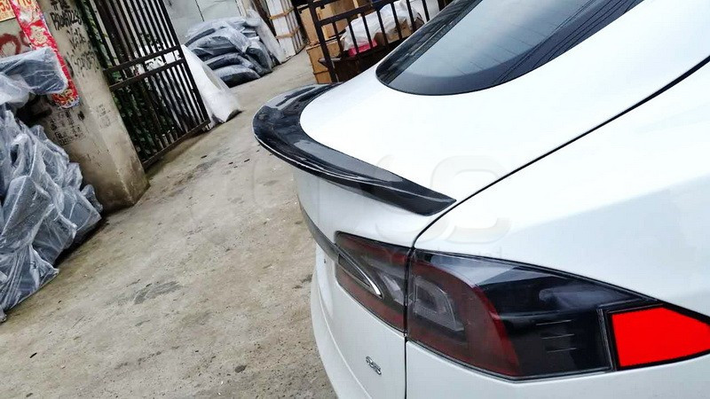 Tesla Model S Boot Lid Spoiler by Meduza Design - Meduza Design Ltd