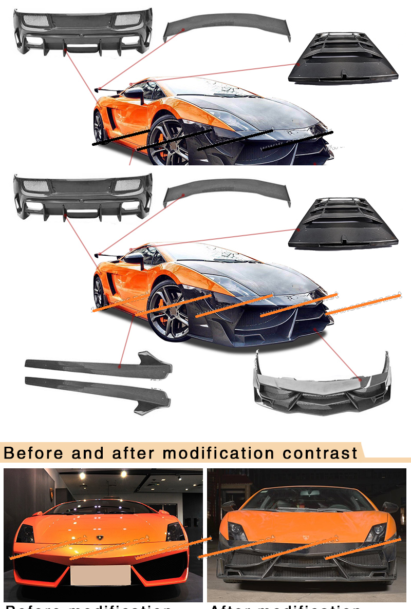 Lamborghini Gallardo LP700 Style Body Kit - Meduza Design Ltd