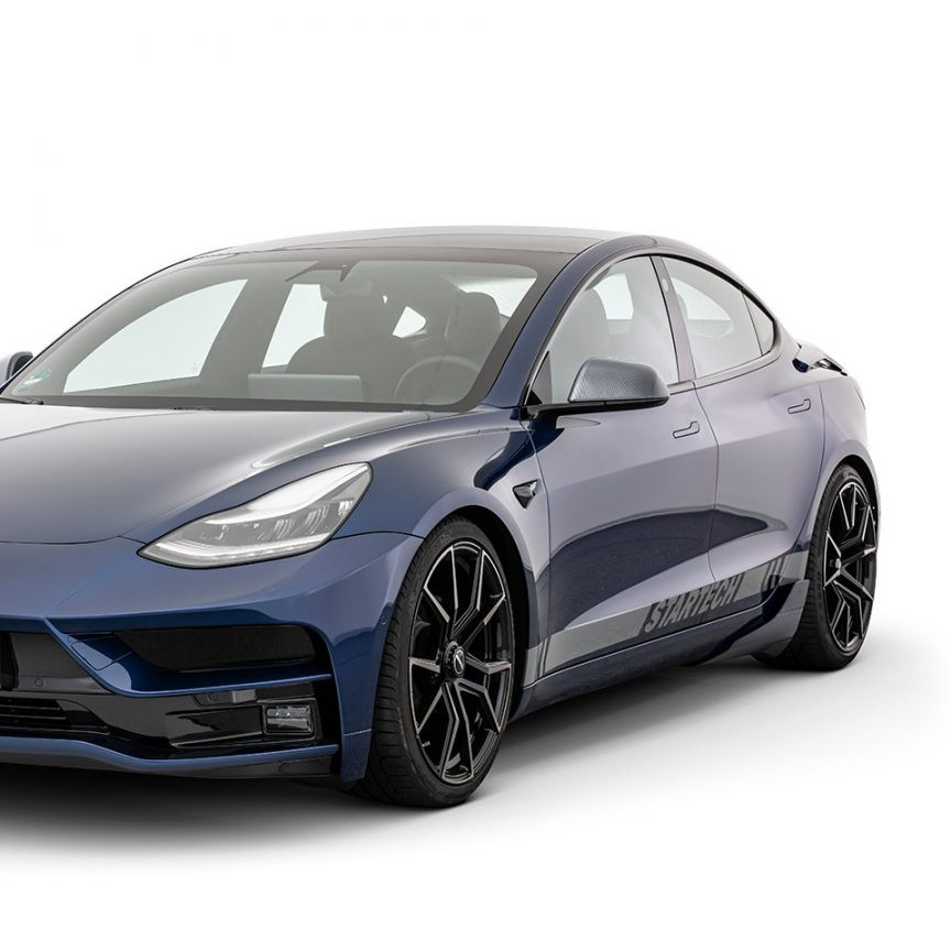 Tesla Model 3 Startech Side Wings Body Kit - Meduza Design Ltd