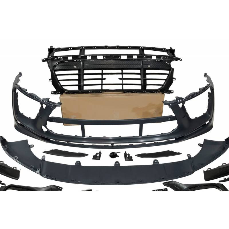Porsche Macan 2022> Front Bumper Turbo Style - Meduza Design Ltd