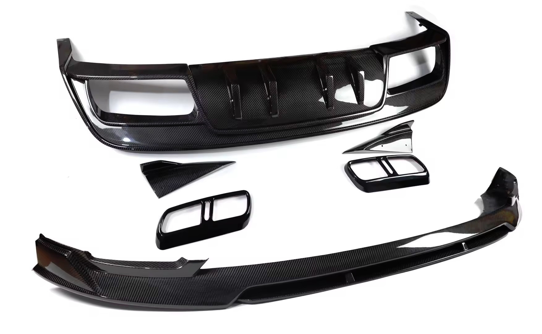Range Rover Sport L461 Dry Carbon Fiber Front & Rear Lip - Meduza ...