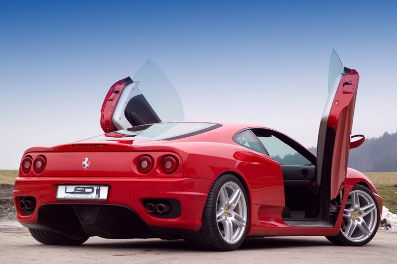 Ferrari 360 LSD Door Conversion Kit - Meduza Design Ltd