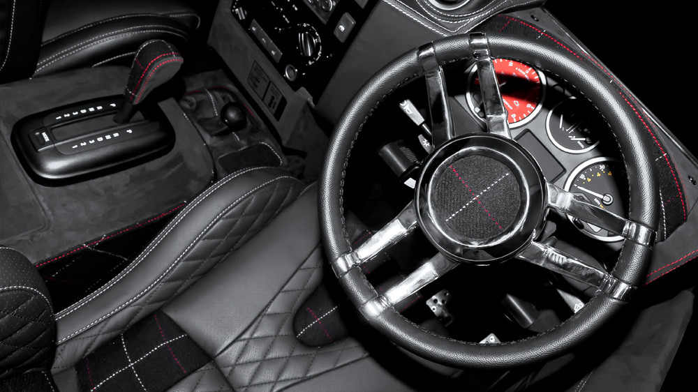 Land Rover Defender Aluminium Billet Steering Wheel - Meduza Design Ltd