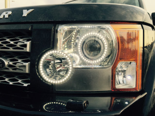 Land Rover Discovery 3 Headlight Conversion to 2013 LED - Meduza Design Ltd