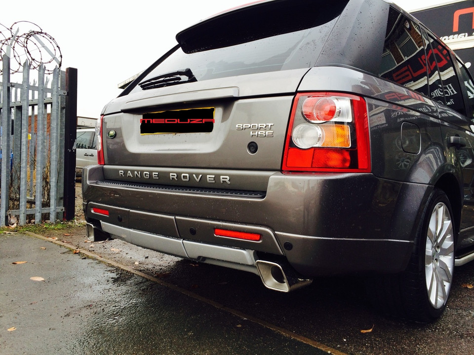 RANGE ROVER SPORT AUTOBIOGRAPHY STYLE REAR BUMPER FOR 2005-2009 ...