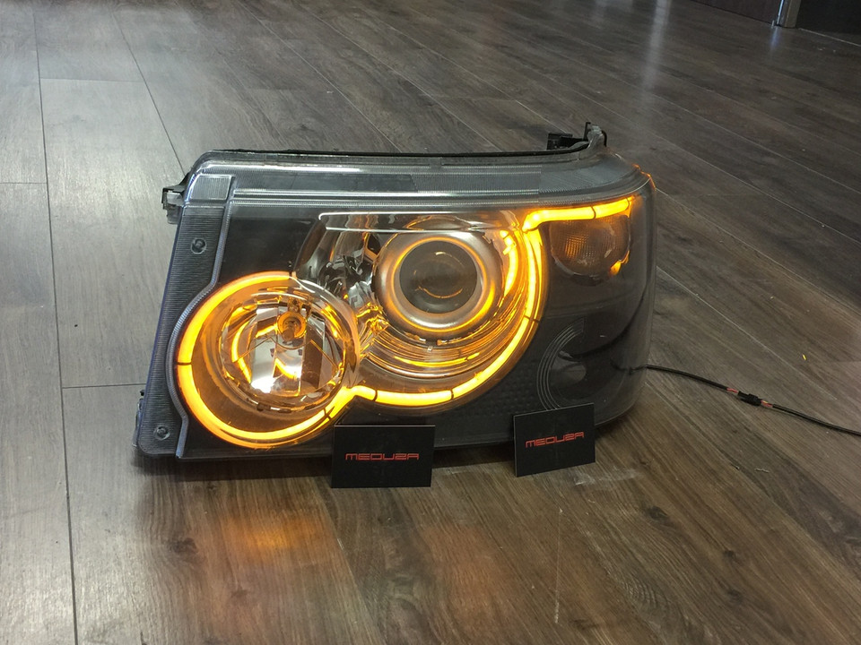 Range Rover Sport 2005-2009 LED Headlight Upgrade to 2015 Style ...
