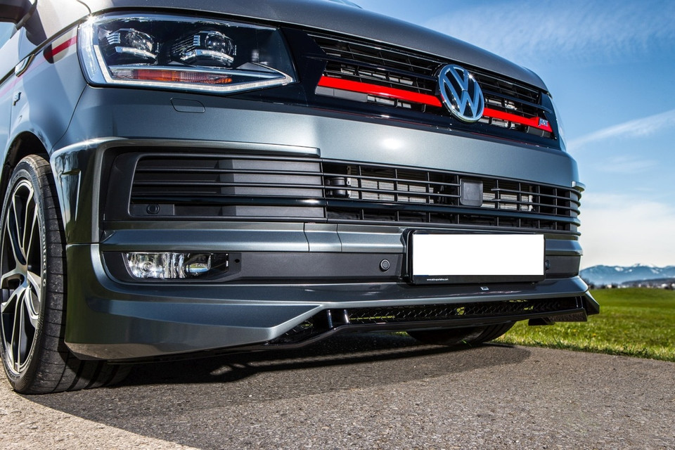Volkswagen Transporter T6 Front Lip Spoiler 2015> - Meduza Design Ltd