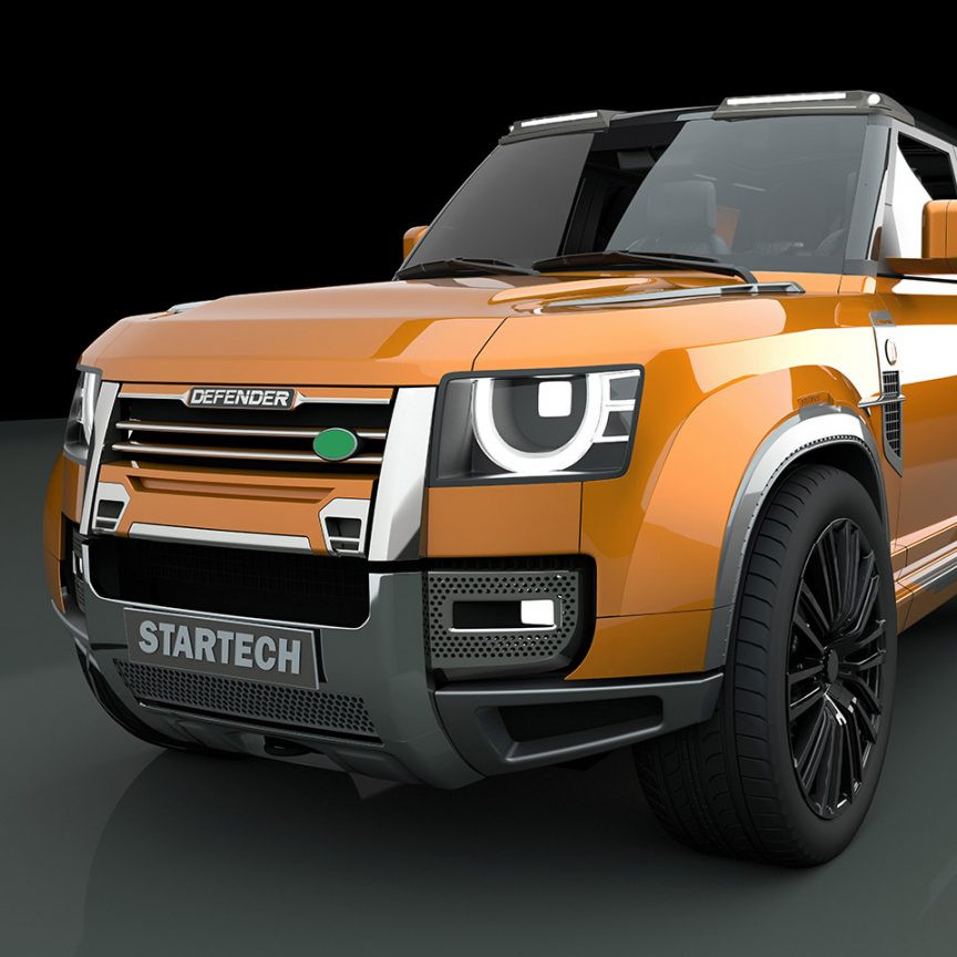 Land Rover Defender 2020> Startech Front Apron Body Kit - Meduza Design Ltd
