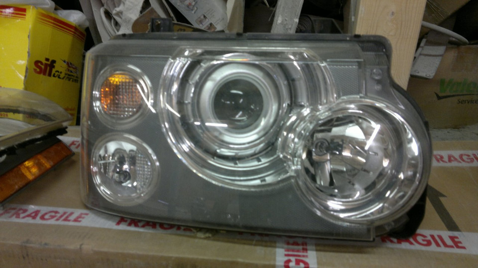 Range Rover Sport Headlight Conversion painted internals - Meduza ...