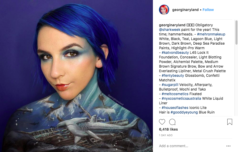 Must See Shark Themed Makeup - Mehron, Inc.