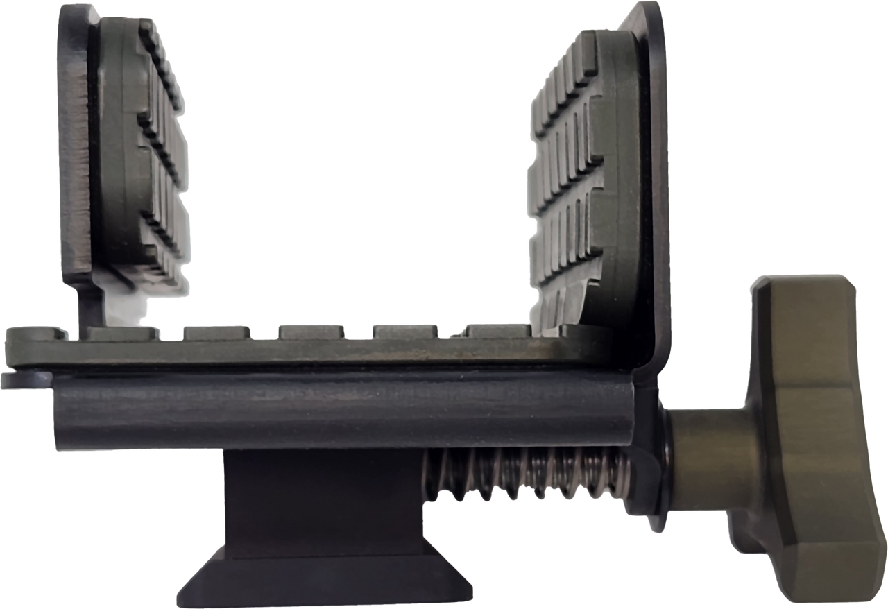 PIG Saddle from Shadow Tech, LLC, Melonite Finish w/ OD Green Pads