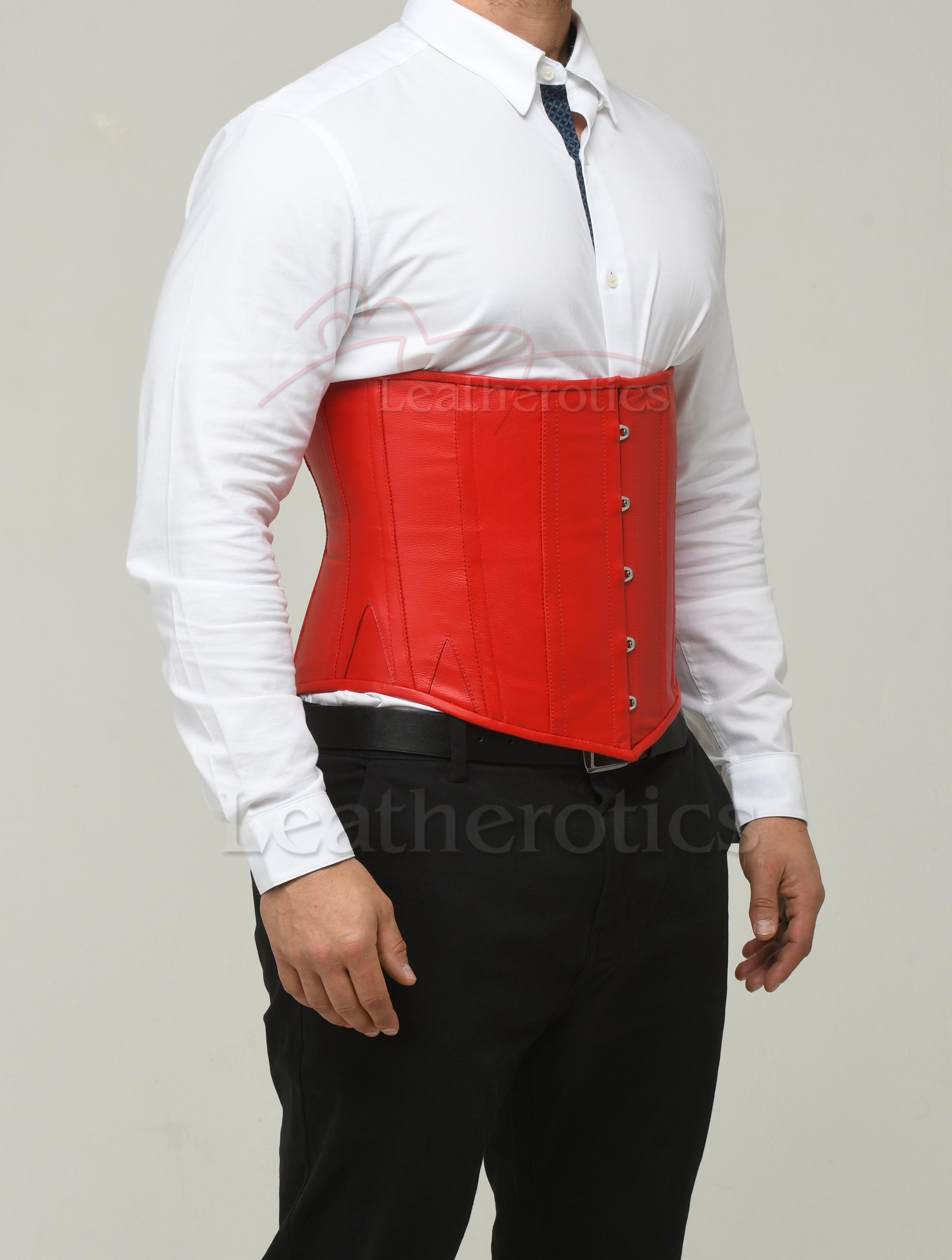 Men's leather Corsets, Underbust Overbust Corsets for men