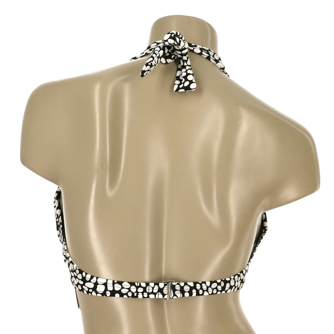 TW29D Halter Underwire Bra with Foam Cups "Fun Spot" OAK - Kechika Store