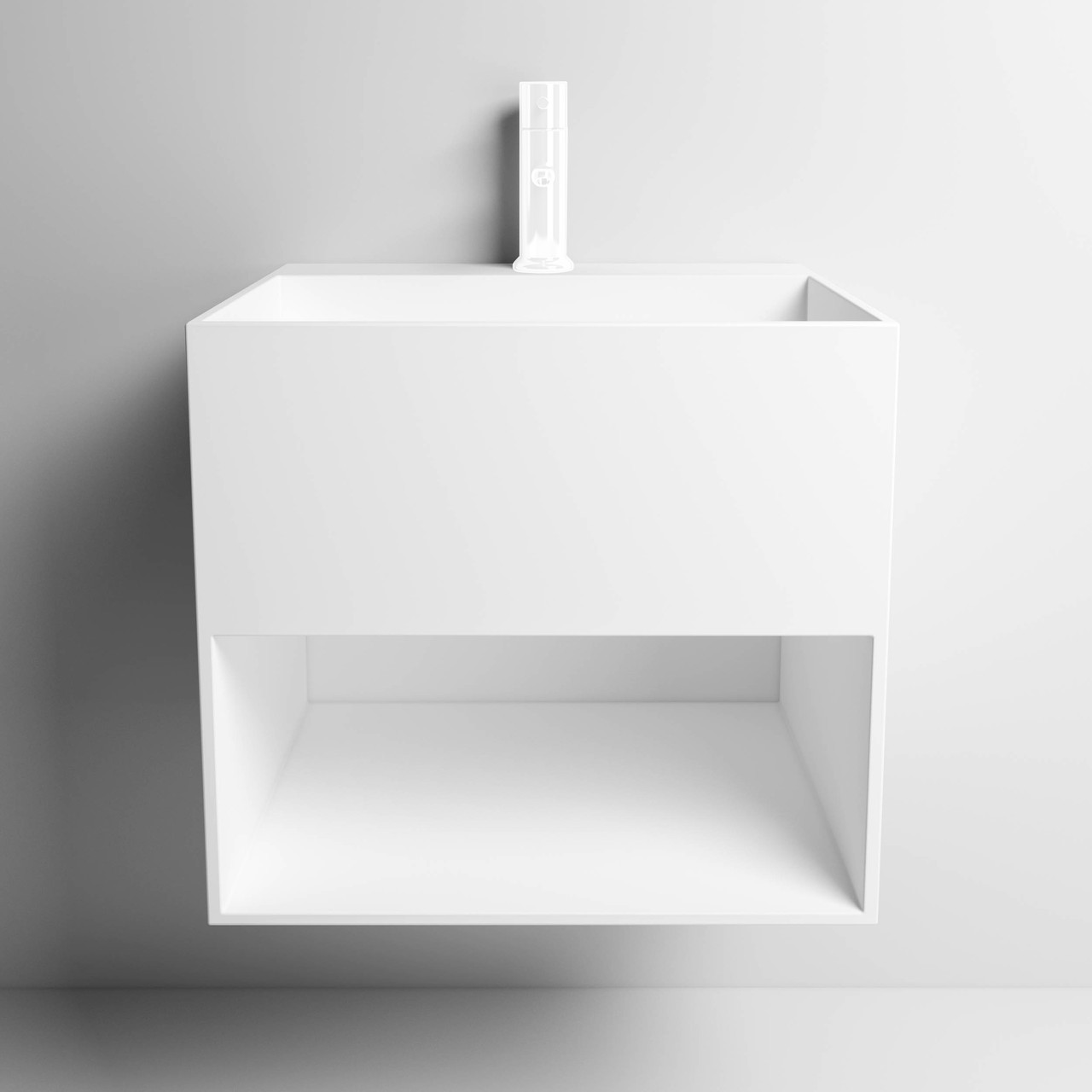 Dyconn Faucet VCS1029 22" Wall Mounted Free-Floating All-in-One Solid ...