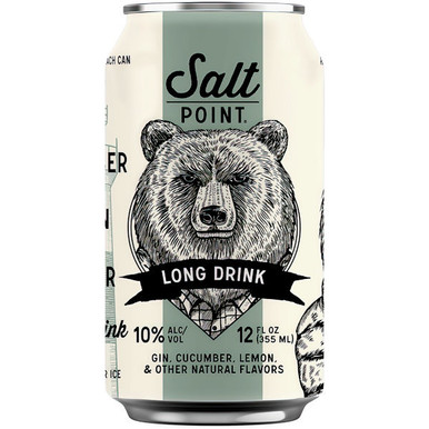 Salt Point Gin Long Drink Ready-To-Drink 4-Pack 12oz Cans | NapaCabs