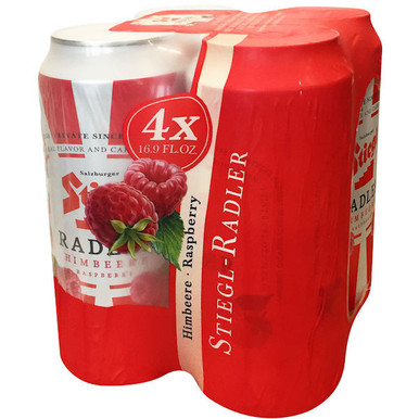 Stiegl Raspberry Radler 16.9oz 4 Pack Cans | FineWineHouse