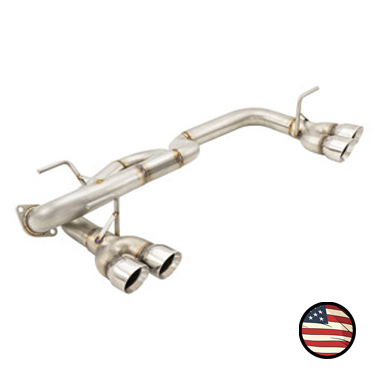 Axleback Exhaust - 2017-23 Impreza Wagon - Muffler Delete - Quad Exit ...