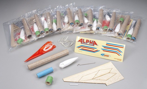 Estes Alpha Skill Level 1 Rocket, 12 Pack - Midwest Technology Products