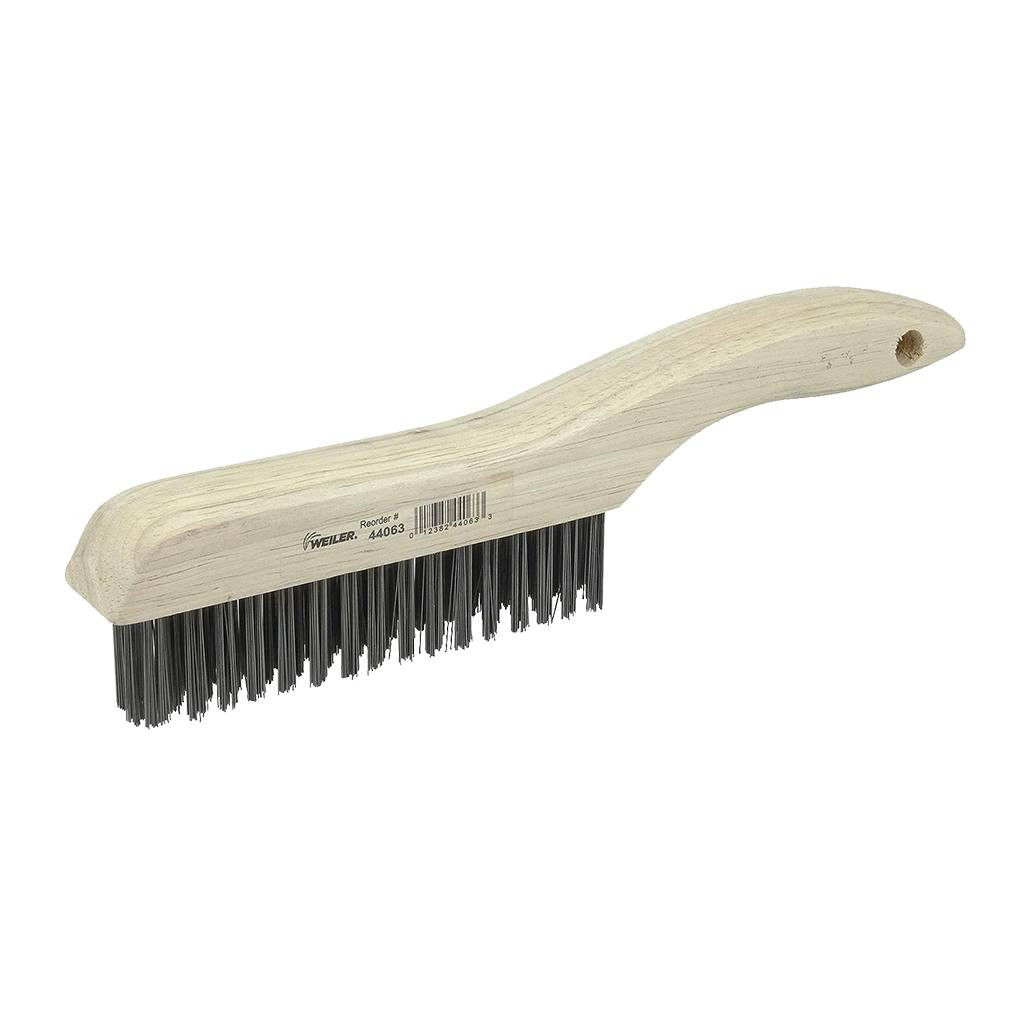 Weiler Wire Brush, Shoe Handle | Midwest Technology