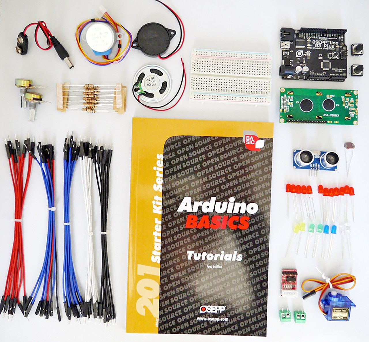 Osepp 201 Arduino Basics Starter Kit Midwest Technology Products