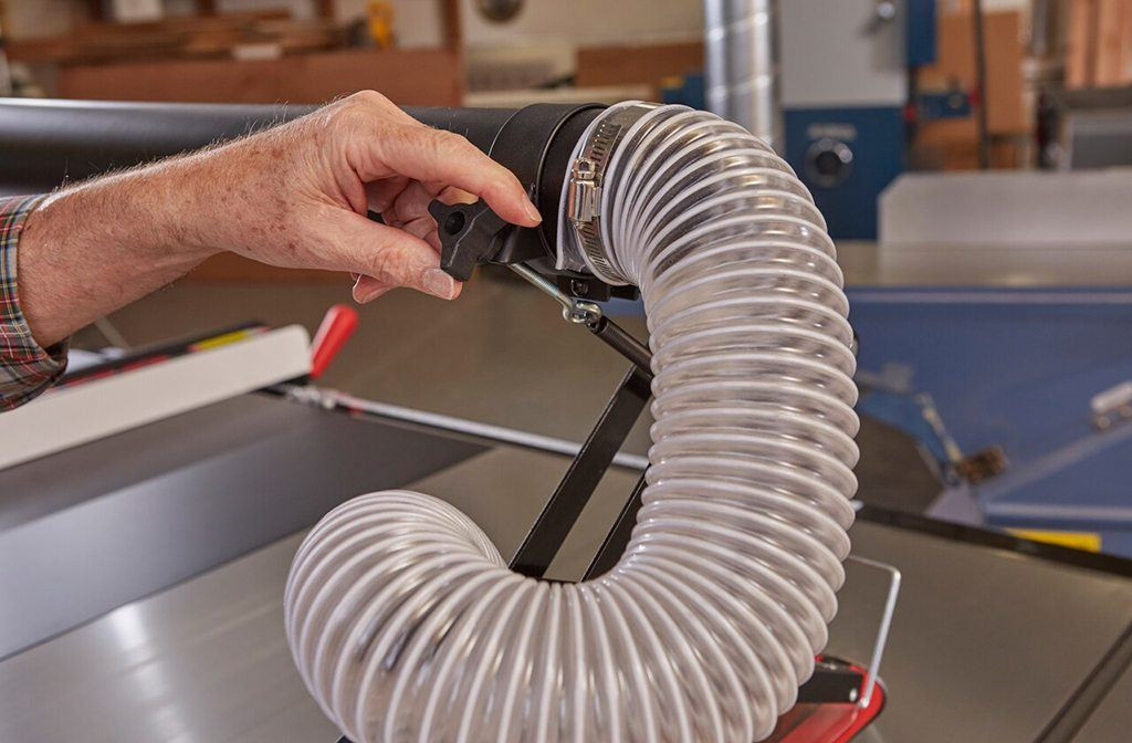 SawStop Floating Overarm Guard | Midwest Technology
