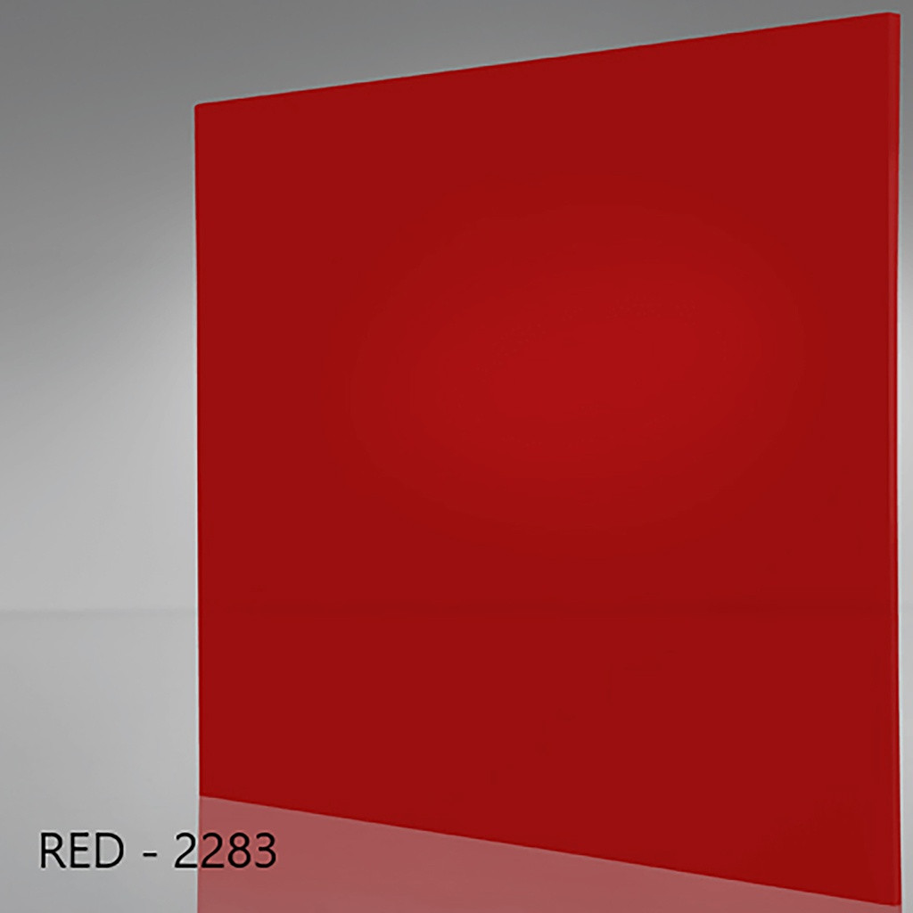 Red Acrylic Sheet, 1/8" x 12" x 20" | Midwest Technology