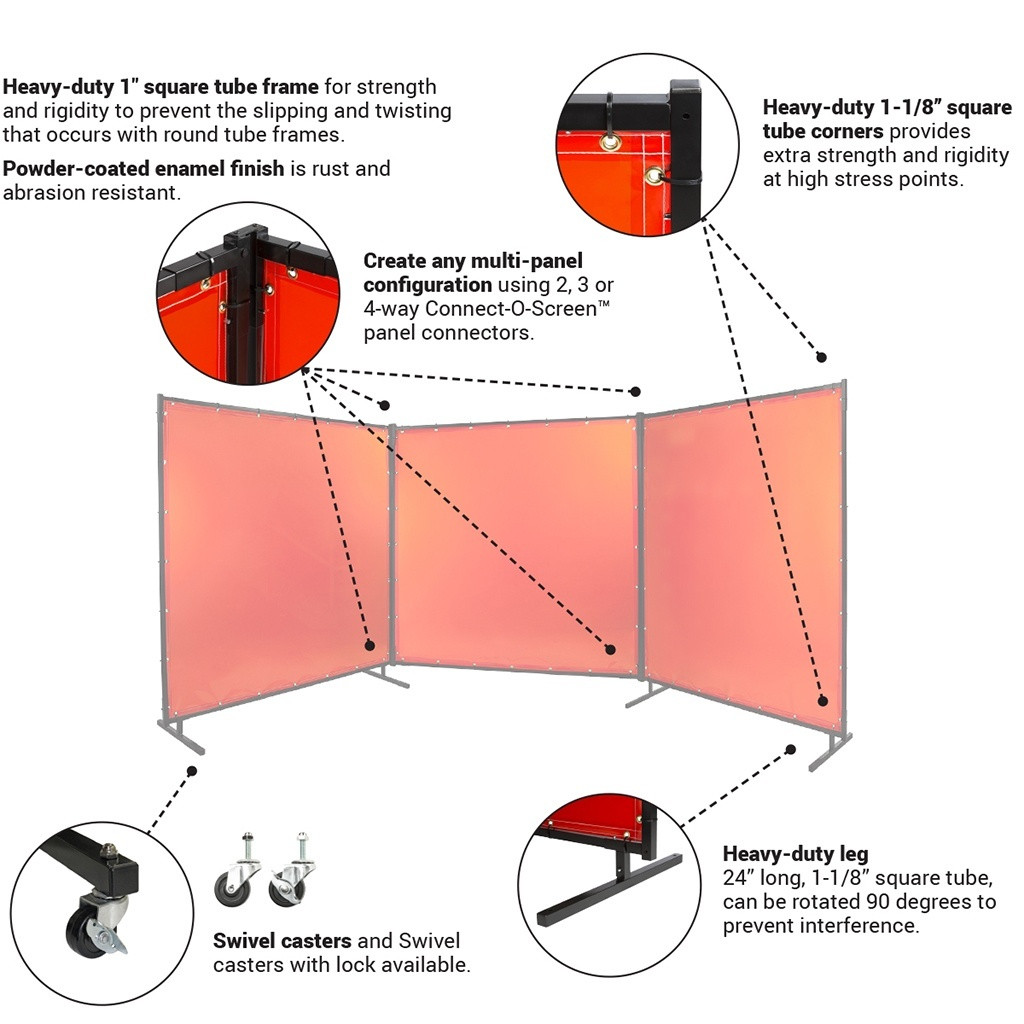 Steiner HD Orange Welding Screen | Midwest Technology