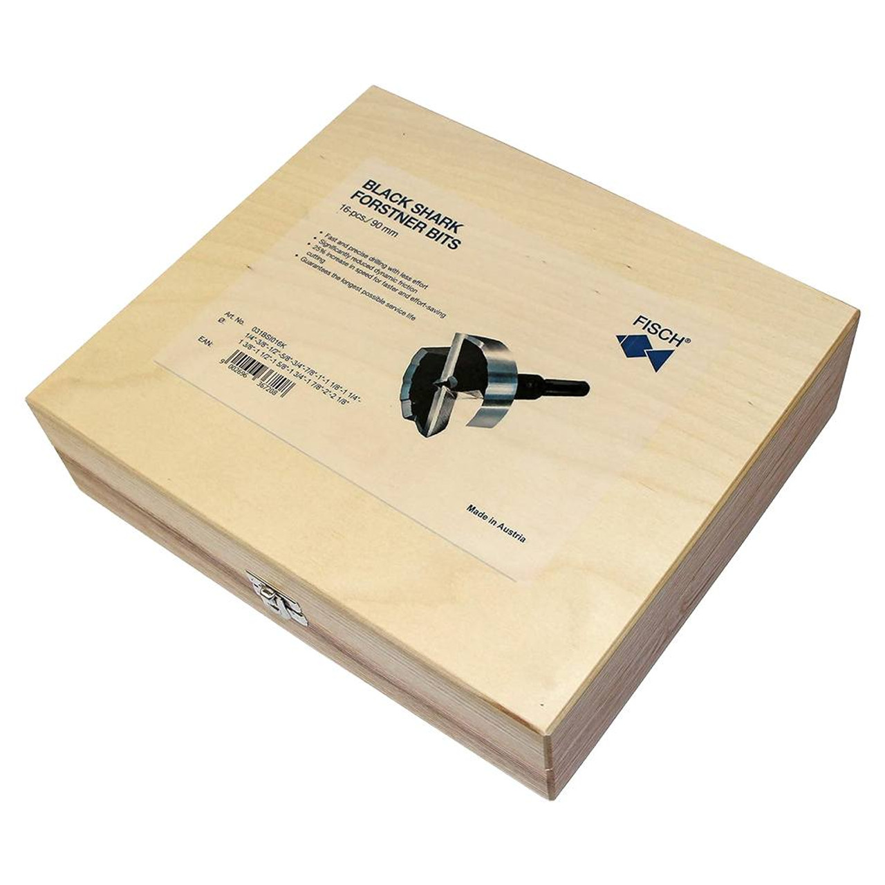 Fisch 16 Piece Shark Forstner Bit Set Midwest Technology