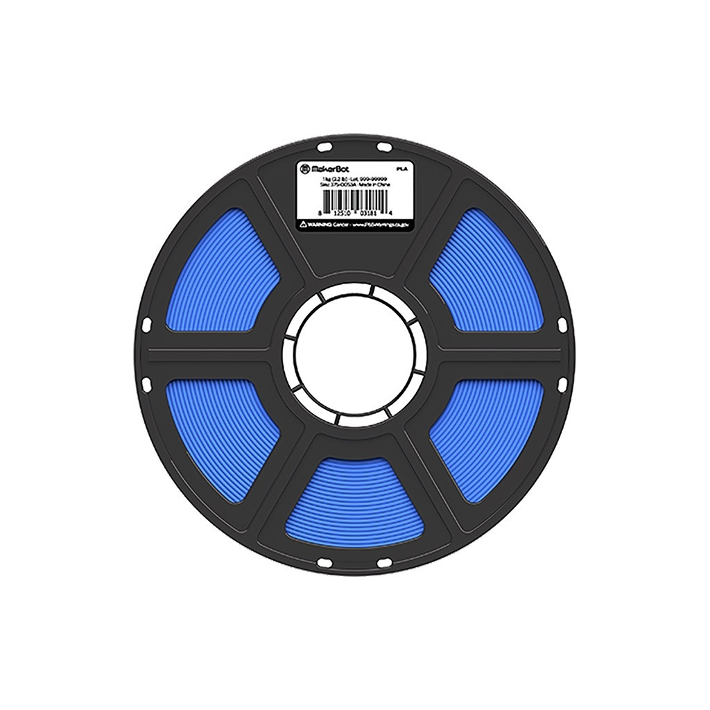 MakerBot Blue PLA Filament, 2.2 lbs. | Midwest Technology