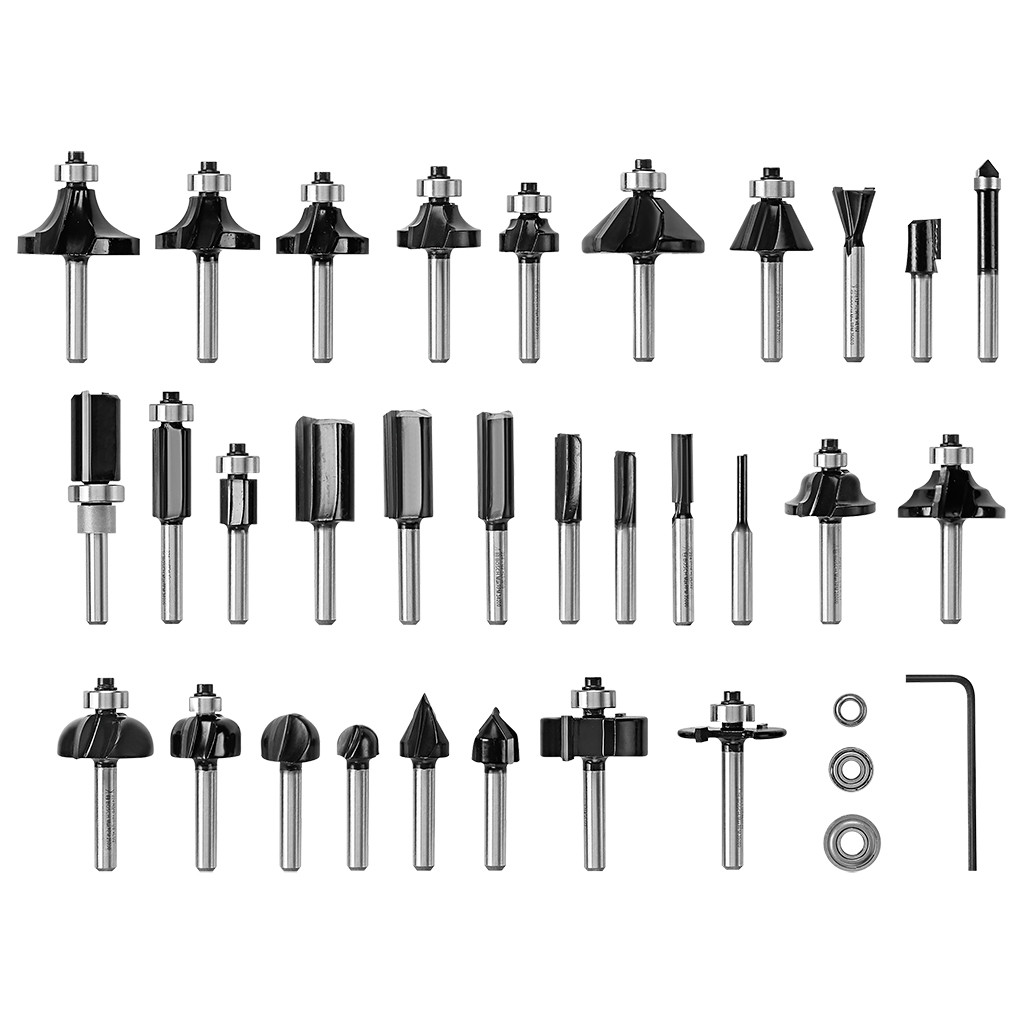 Bosch 30-Piece Wood Router Bit Set | Midwest Technology
