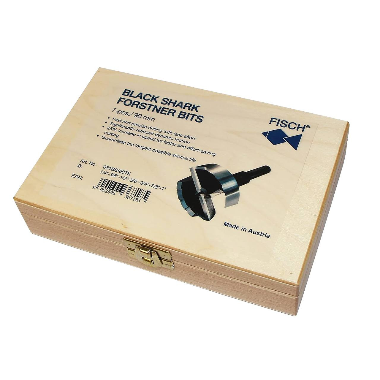 Fisch Black Shark Forstner Bits, 7-Piece | Midwest Technology