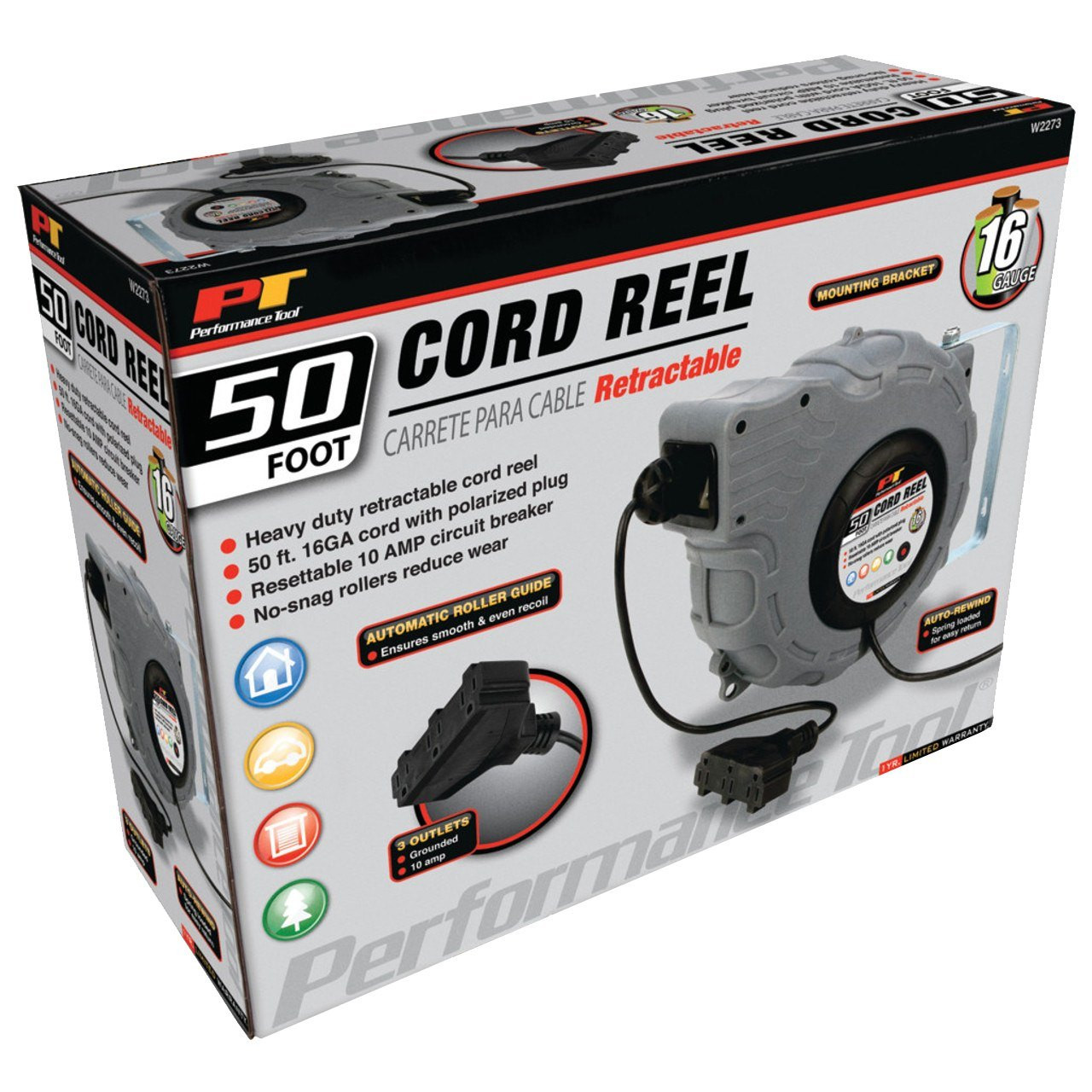 Performance Tool Retractable Cord Reel | Midwest Technology